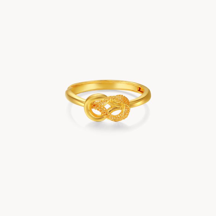 999.9 Pure Gold Ring