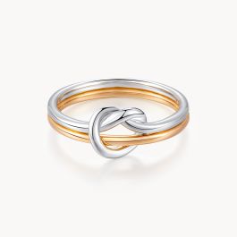 18K Rose, White Gold Ring